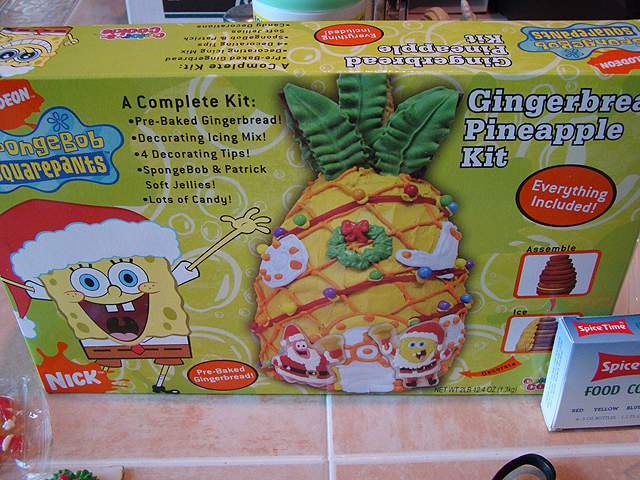 Spongebob Gingerbread House Kit